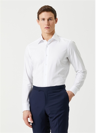 Fray Erkek Cesare Beyaz Gömlek 39 IT