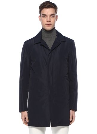 Beymen Collection Erkek Lacivert Kelebek Yaka Pardösü 46 IT