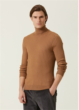 Network Erkek Skinny Fit Camel Kazak Kahverengi M EU Network Erkek Skinny Fit Camel Kazak Kahverengi M EU