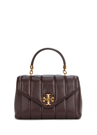 Tory Burch Kadın Bordo Kapitoneli Logolu Deri Omuz Çantası EU Tory Burch Kadın Bordo Kapitoneli Logolu Deri Omuz Çantası EU