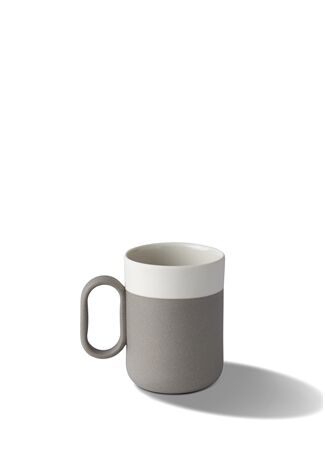 Esma Dereboy Taş Fildişi Seramik Kahve Fincanı Çok Renkli