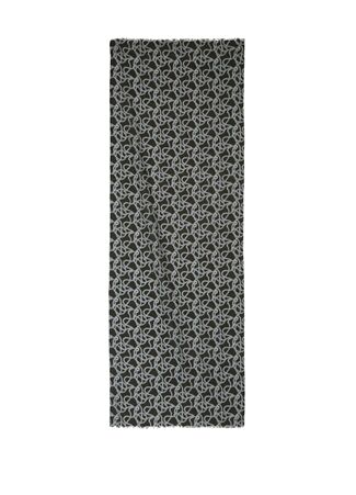 Palzileri Lab Erkek Yeşil Desenli Yün Atkı EU