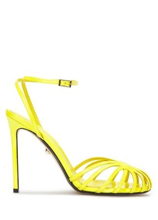 Alevi Kadın Gloria Sarı Deri Topuklu Ayakkabı 36 EU