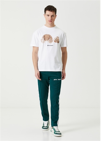 Palm Angels Erkek Yeşil Şerit Detaylı Logolu Eşofman Altı S EU Palm Angels Erkek Yeşil Şerit Detaylı Logolu Eşofman Altı S EU