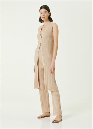 Beymen Collection Kadın Taş Kolsuz Triko Hırka Gri S EU