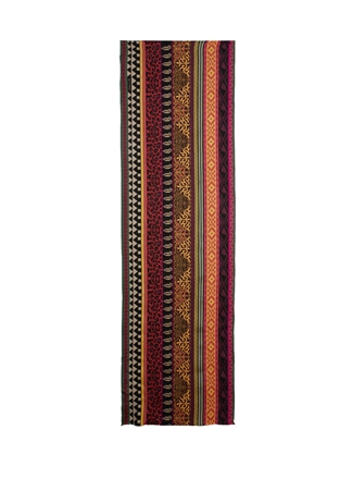 Etro Kadın Colorblocked Etnik Desen Jakarlı Yün Atkı Kırmızı EU Etro Kadın Colorblocked Etnik Desen Jakarlı Yün Atkı Kırmızı EU
