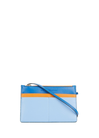 Stella McCartney Kadın Mavi Logolu Cüzdan EU