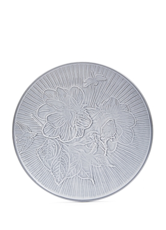 Bordallo Pinheiro Beyaz Desenli Porselen Tabak Bordallo Pinheiro Beyaz Desenli Porselen Tabak