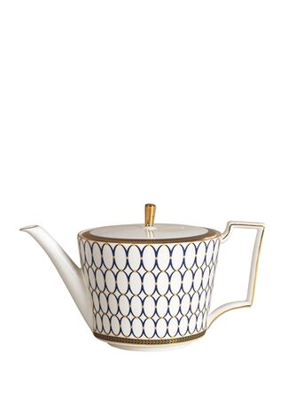 Wedgwood Renaissance Geometrik Desenli Seramik Demlik Çok Renkli