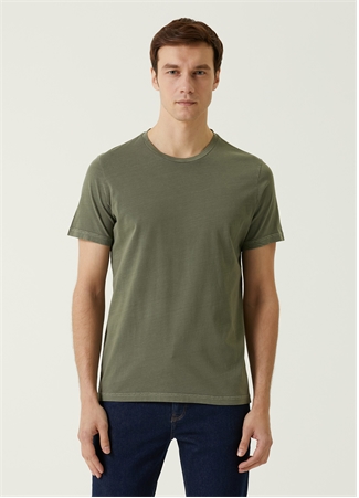 Academia Erkek Haki Yıpratma Detaylı T-shirt XS EU Academia Erkek Haki Yıpratma Detaylı T-shirt XS EU