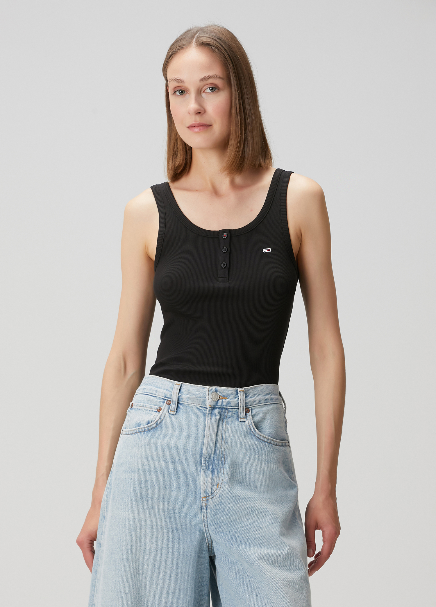 Tommy Jeans - Siyah Atlet - Siyah