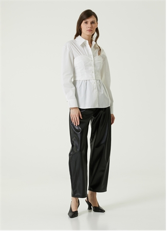 A.w.a.k.e. Mode Kadın Beyaz Büstiyer Detaylı Gömlek 36 IT A.w.a.k.e. Mode Kadın Beyaz Büstiyer Detaylı Gömlek 36 IT