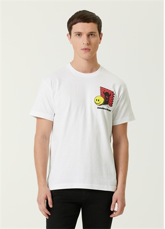 Market Erkek Smiley Find The Light Beyaz T-shirt S EU Market Erkek Smiley Find The Light Beyaz T-shirt S EU
