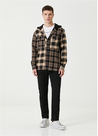 Academia Erkek Siyah Beli Kordonlu Şeritli Pantolon 44 IT