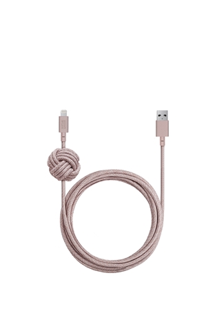 Native Union Night Rose Gold Lightning USB Kablo Pembe EU Native Union Night Rose Gold Lightning USB Kablo Pembe EU