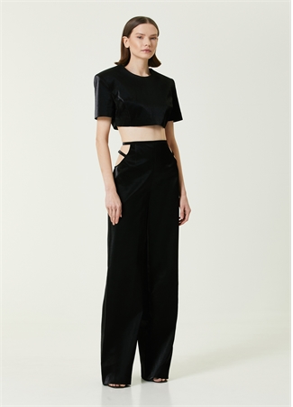 Kalmanovich Kadın Siyah Yanı Kesim Detaylı Abiye Pantolon S EU Kalmanovich Kadın Siyah Yanı Kesim Detaylı Abiye Pantolon S EU