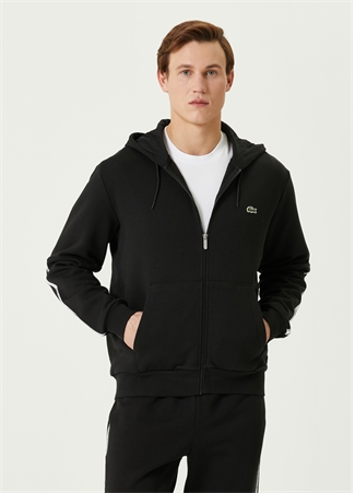 Lacoste Erkek Siyah Kapüşonlu Logo Detaylı Sweatshirt S Eu Lacoste Erkek Siyah Kapüşonlu Logo Detaylı Sweatshirt S Eu