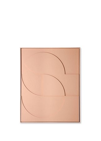 Hk Living Framed Geometrik Desenli Ahşap Resim Turuncu Hk Living Framed Geometrik Desenli Ahşap Resim Turuncu