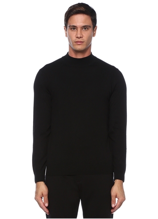 Beymen Collection Erkek Siyah Yarım Balıkçı Yaka Yün Kazak Xxl Eu