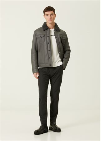 Academia Erkek Gri Beli Kordonlu Dar Paça Pantolon 44 IT
