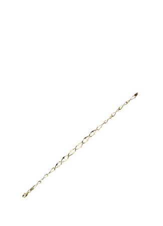 Collection Kadın Zincir Formlu Altın Rengi Bileklik EU