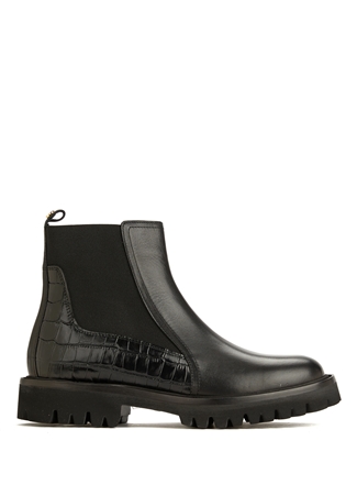 Divarese Kadın Siyah Krokodil Dokulu Deri Bot 37 Eu Divarese Kadın Siyah Krokodil Dokulu Deri Bot 37 Eu