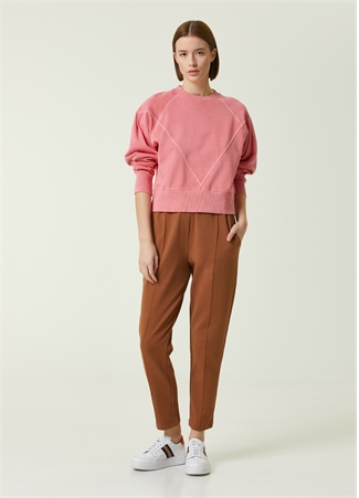 Beymen Club Kadın Camel Nervürlü Jogger Pantolon Kahverengi S Beymen Club Kadın Camel Nervürlü Jogger Pantolon Kahverengi S