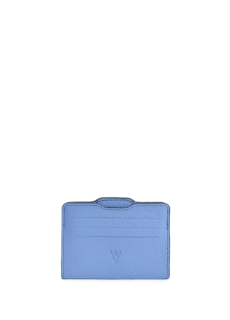 Hiva Atelier Kadın Mavi Logolu Deri Kartlık EU