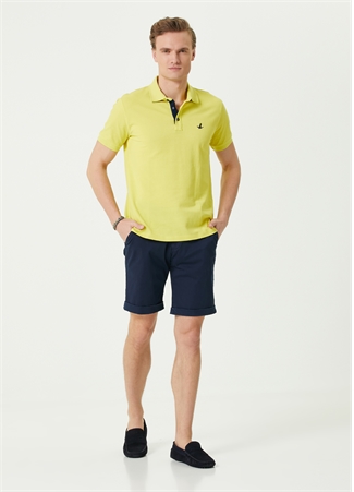 Beymen Club Erkek Slim Fit Lacivert Twill Şort 46 Beymen Club Erkek Slim Fit Lacivert Twill Şort 46