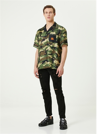 Dolce&Gabbana Erkek Siyah Yıpratmalı Jean Pantolon 46 IT Dolce&Gabbana Erkek Siyah Yıpratmalı Jean Pantolon 46 IT