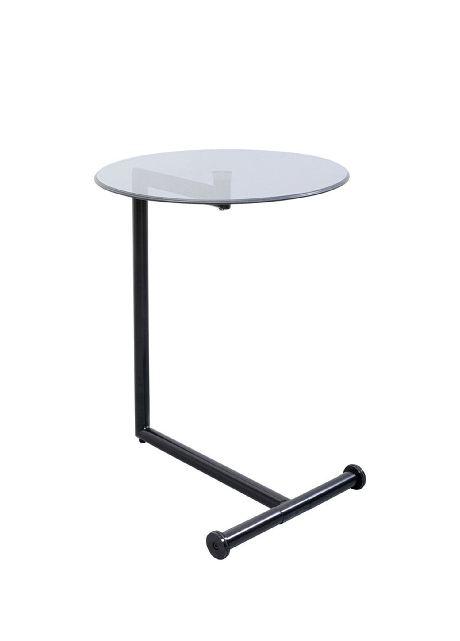 Kare Design - Easy Living Black Cam Yan Sehpa - Çok Renkli
