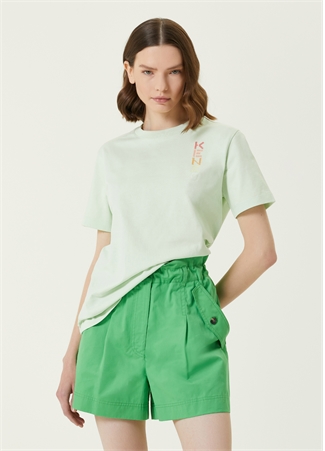 Kenzo Kadın Mint Bisiklet Yaka Degrade Logolu T-shirt Yeşil S Eu Kenzo Kadın Mint Bisiklet Yaka Degrade Logolu T-shirt Yeşil S Eu