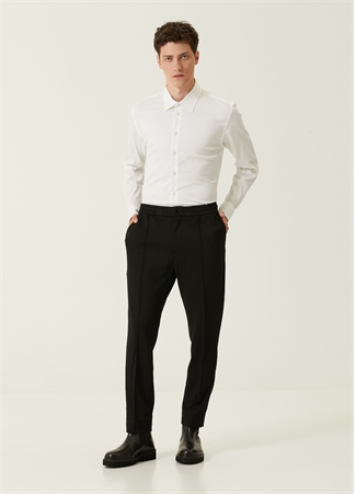 Solid Homme Erkek Siyah Dekoratif Dikişli Pantolon 48 IT Solid Homme Erkek Siyah Dekoratif Dikişli Pantolon 48 IT