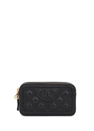 Tory Burch Kadın Fleming Siyah Deri Omuz Çantası EU