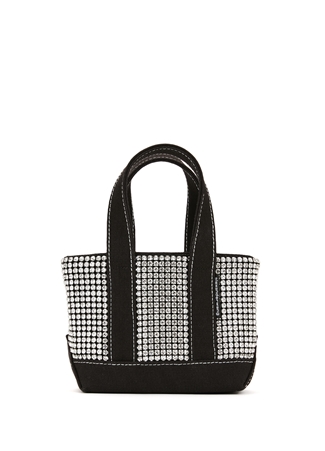 Alexander Wang Kadın Siyah Kristal Taşlı El Çantası Eu Alexander Wang Kadın Siyah Kristal Taşlı El Çantası Eu