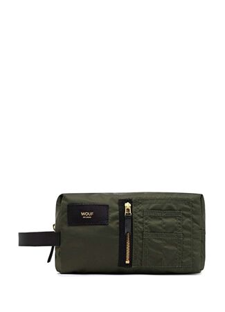 Wouf Kadın Bomber Yeşil Deri Seyahat Çantası Yeşil EU