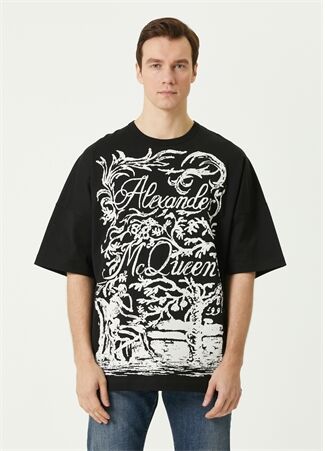 Alexander McQueen Erkek TSHIRT Siyah S EU