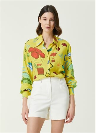 Jaquette Kadın GÖMLEK Sarı EU