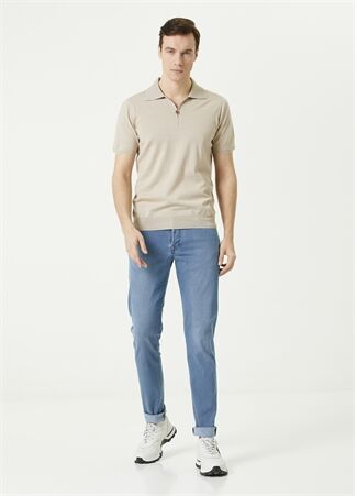 Kiton Erkek Mavi Jean Pantolon 32 US