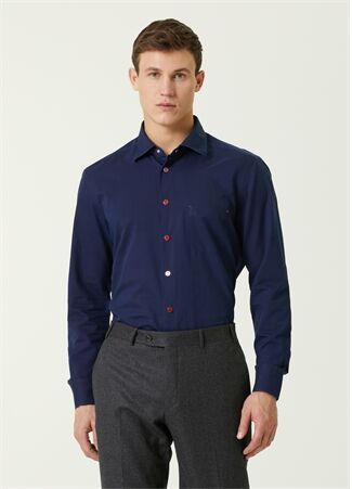 Kiton Erkek Lacivert Gömlek M EU Kiton Erkek Lacivert Gömlek M EU