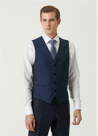 Palzileri Lab Erkek Mavi Yün Yelek 50 IT