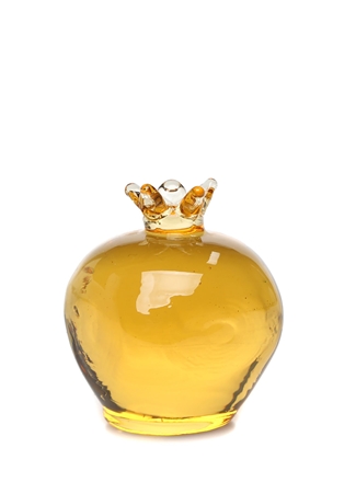 Nenartworld Sarı Nar Formlu Cam Obje Turuncu