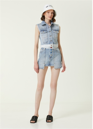 Off-white Kadın Mavi Mini Denim Etek 38 It Off-white Kadın Mavi Mini Denim Etek 38 It