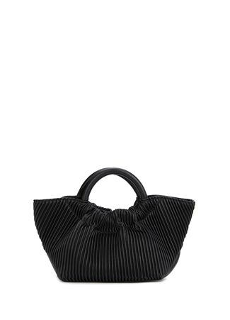 Demellier Kadın Mini Los Angeles Siyah Deri Omuz Çantası EU Demellier Kadın Mini Los Angeles Siyah Deri Omuz Çantası EU