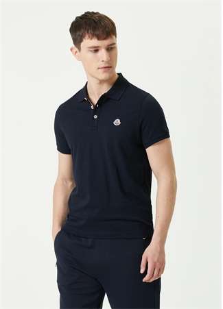 Moncler Erkek Lacivert Polo Yaka T-shirt S EU Moncler Erkek Lacivert Polo Yaka T-shirt S EU