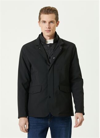 Beymen Club Erkek Siyah Yaka Detaylı Mont S