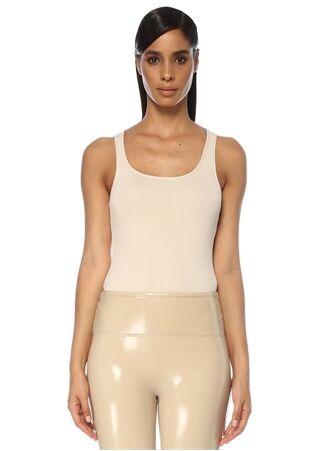 Schmart Kadın Nude U Yaka String Body Pembe S EU