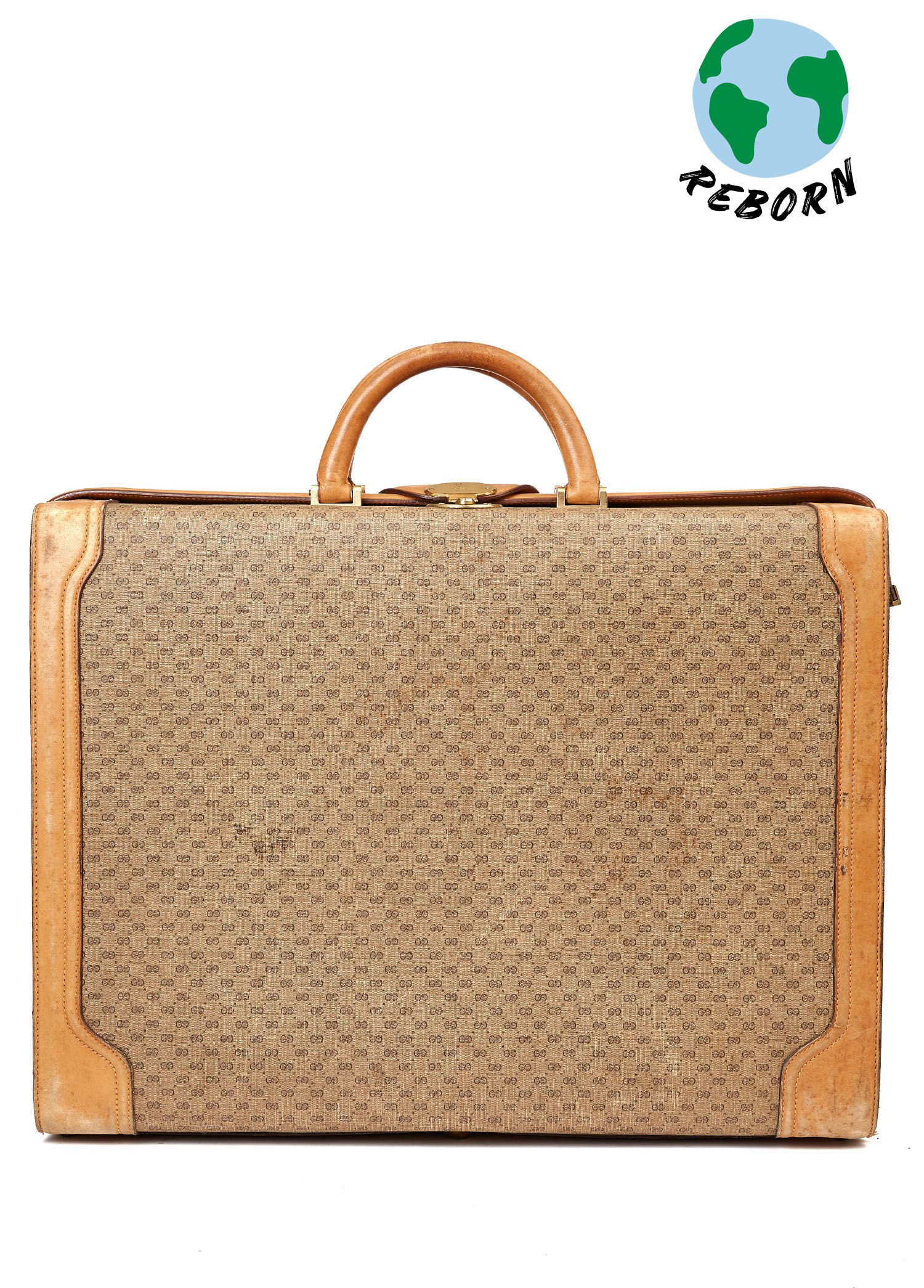 Beymen Reborn - Gucci vintage travel suitcase - Light Brown