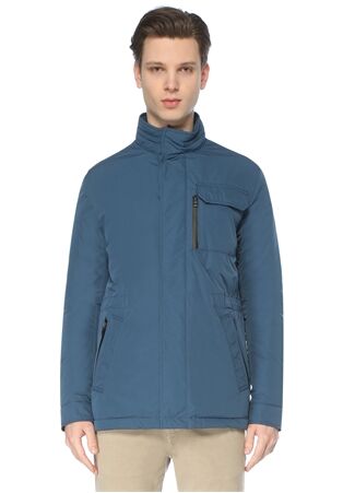 Palzileri Lab Erkek Mavi Cep Detaylı Mont 50 IT