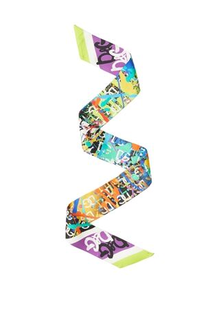 Dolce&Gabbana Kadın Colorblocked Karışık Desenli İpek Fular EU